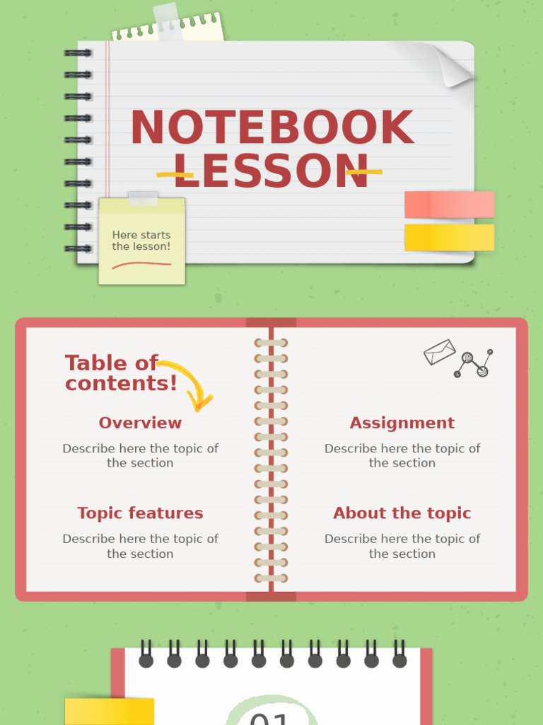 Notebook Course Slide Theme Freeppt7 | PDF | Planets | Planets In Astrology