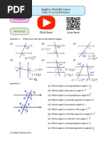 Corbett Maths Angles Parallel Lines | PDF | Angle | Elementary Geometry