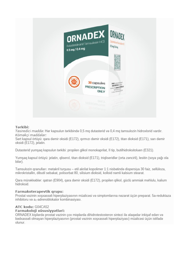 Ornadex N30 | PDF