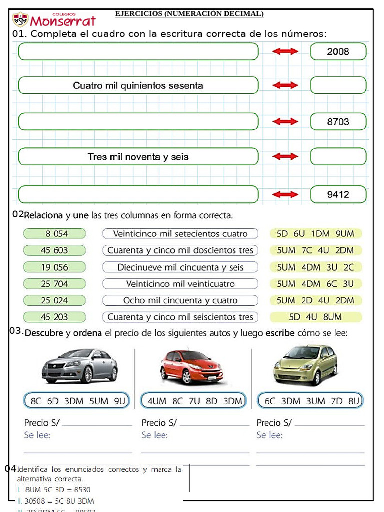 ARIT 3ERO PRIM - SEM 12-Oral | PDF | Métodos y materiales de enseñanza