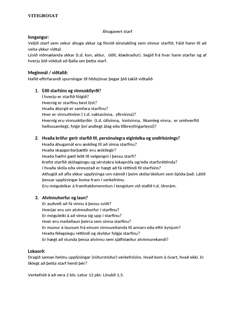 ?UTF-8?Q? C3 81hugavert Starf 2edocx? | PDF