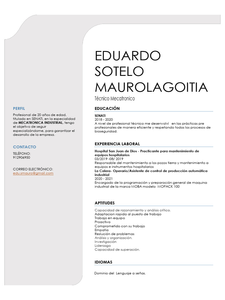 CV Eduardo | PDF