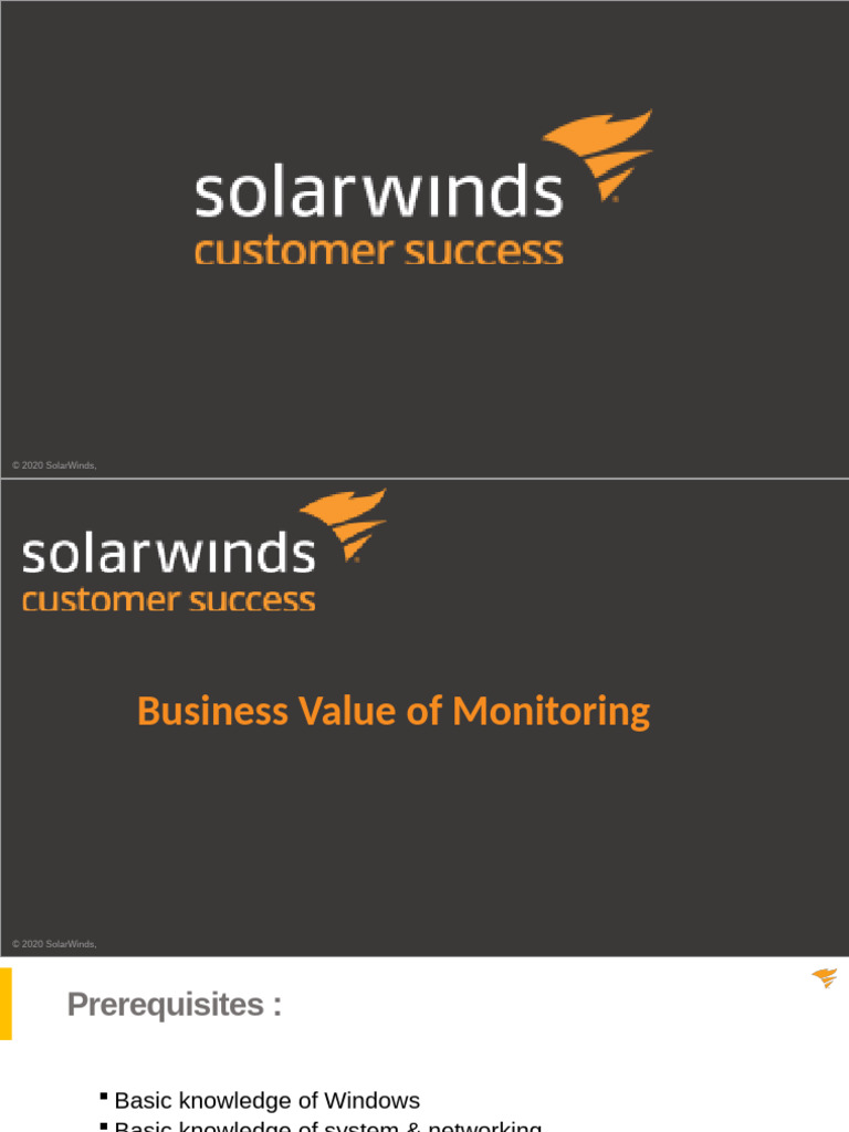Introduction Solarwinds 5 Days Training HZ | PDF | Protocoles Internet | Architecture de réseau