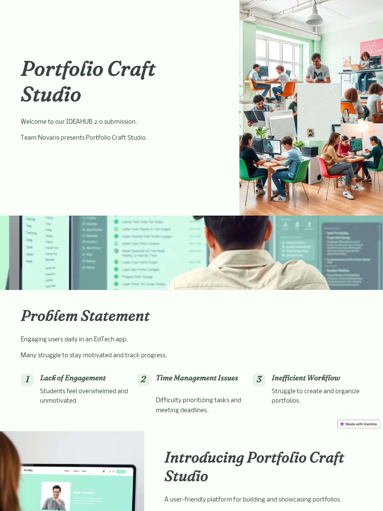671128d7012c2 Portfolio Craft Studio1 | PDF | Educational Technology ...