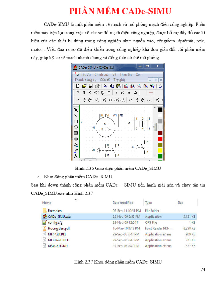 Tài liệu Hướng dẫn phần mềm CADe - SIMU | PDF