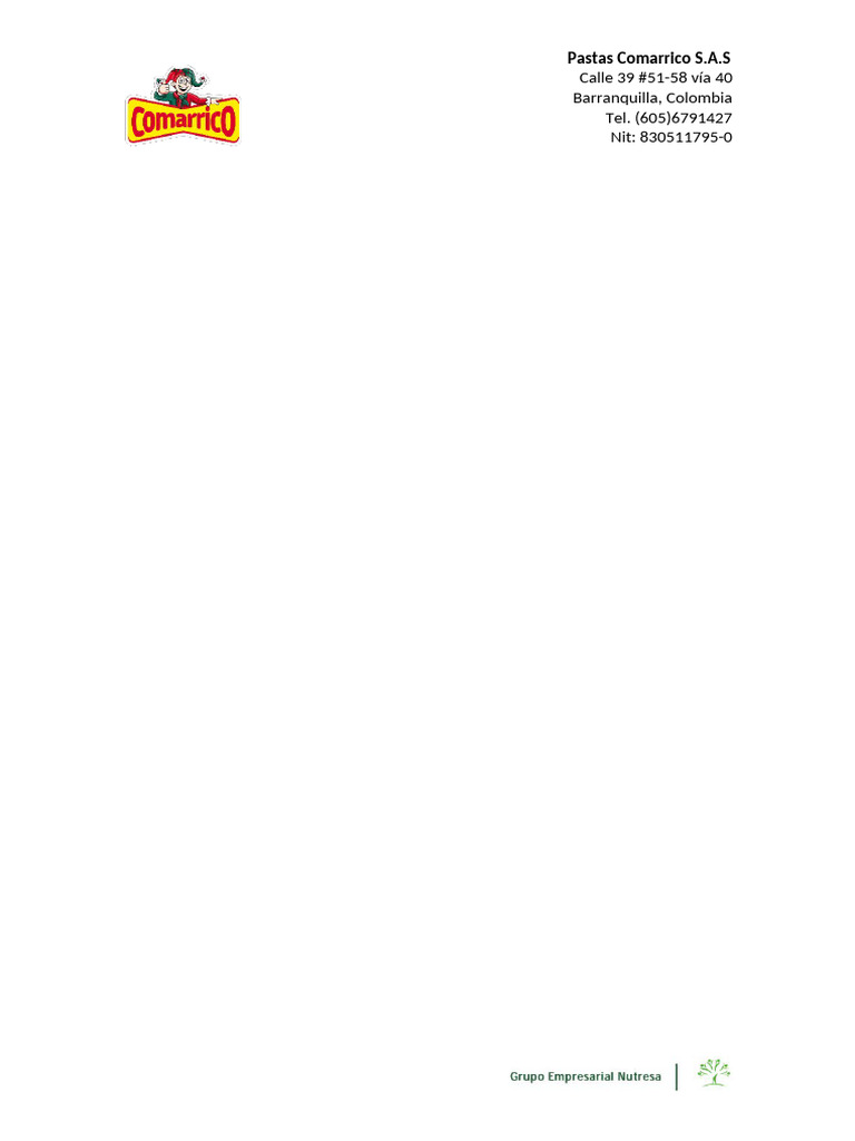 Modelo de Carta Con Membrete | PDF