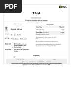 OlaCabs Invoice | PDF | Invoice | Payments