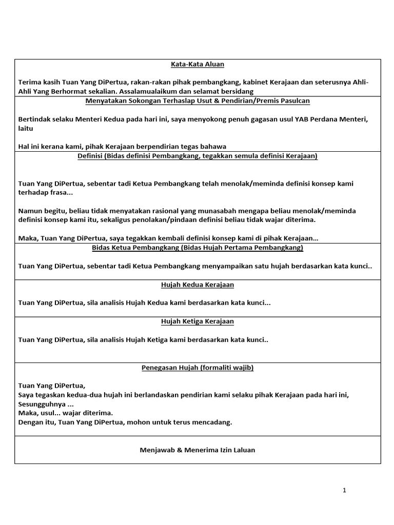 Teks Panduan Menteri Kedua | PDF