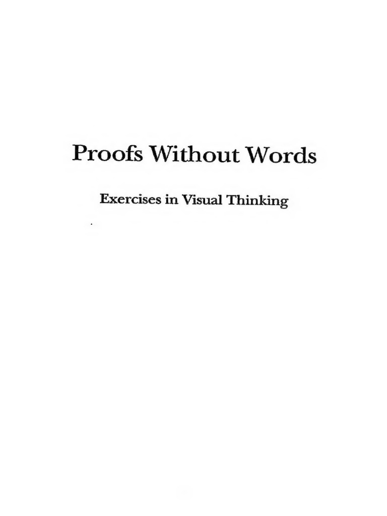 Proofs Without Words - Roger Nelsen - Text | PDF | Trigonometric ...