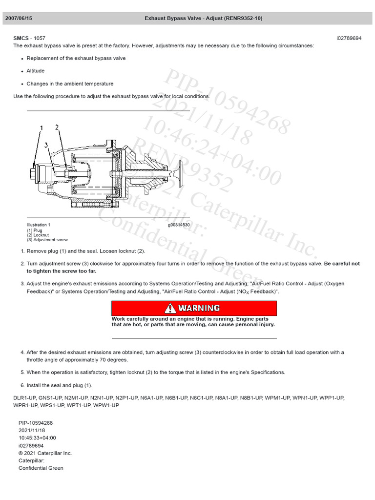 Bypass Valve | PDF | Exhaust Gas | Vehicle Parts
