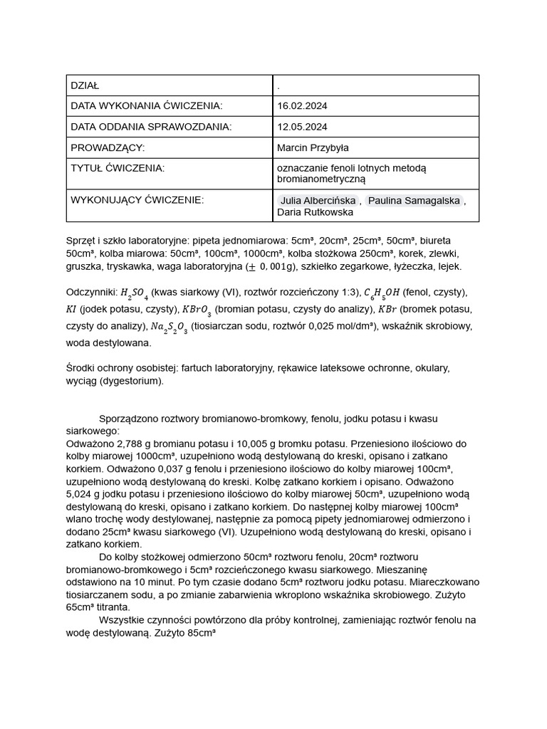 Fenole | PDF