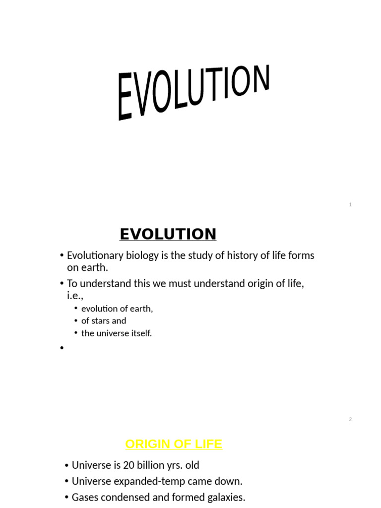 Evolution Part 2 | PDF | Homo | Natural Selection