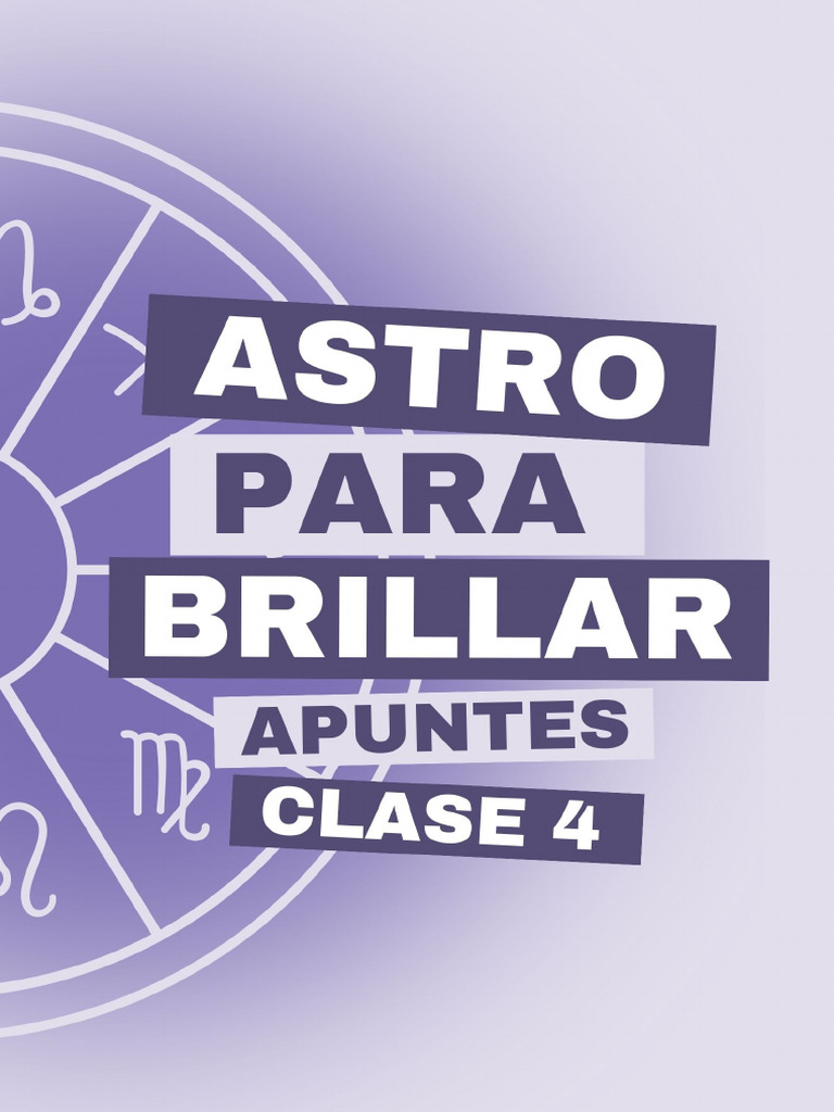 Astrología para Brillar - Clase 4 - El Proceso Canceriano | PDF | Las ...
