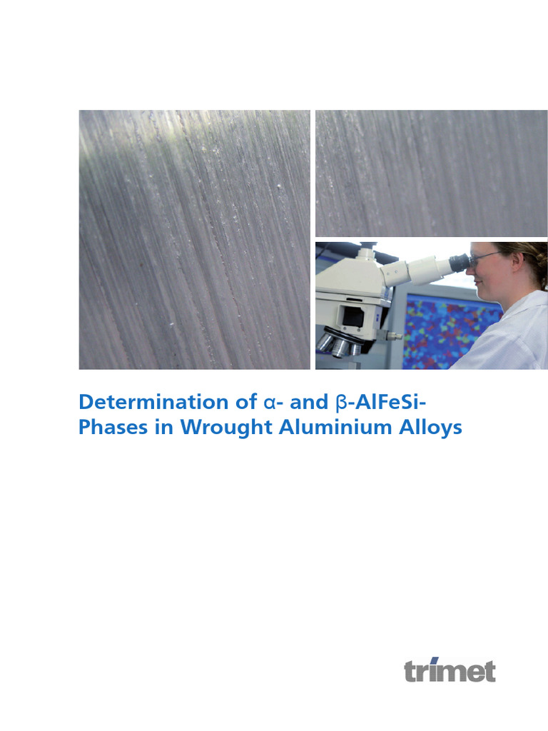 Alpha Beta AlFeSi | PDF | Alloy | Energy Dispersive X Ray Spectroscopy