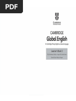 Unit 1 - Global English - Stage 3 - Learner - S Book | PDF | Bat | Dances