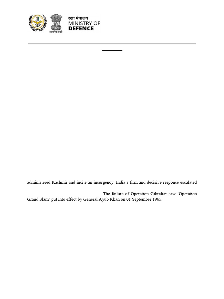 Battle of Khem Karan: India's 1965 Triumph | PDF | Military | Military ...