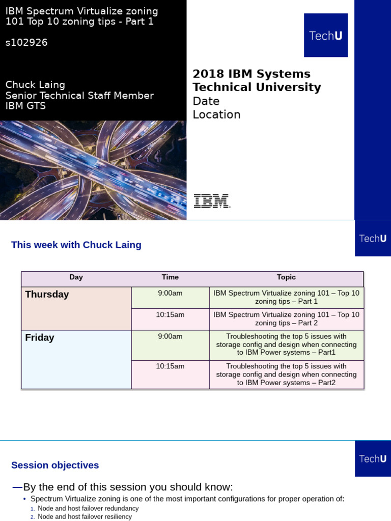 IBM Spectrum Virtualize - BP Zoning 101-Top 10-Part1 Hollywood | PDF ...