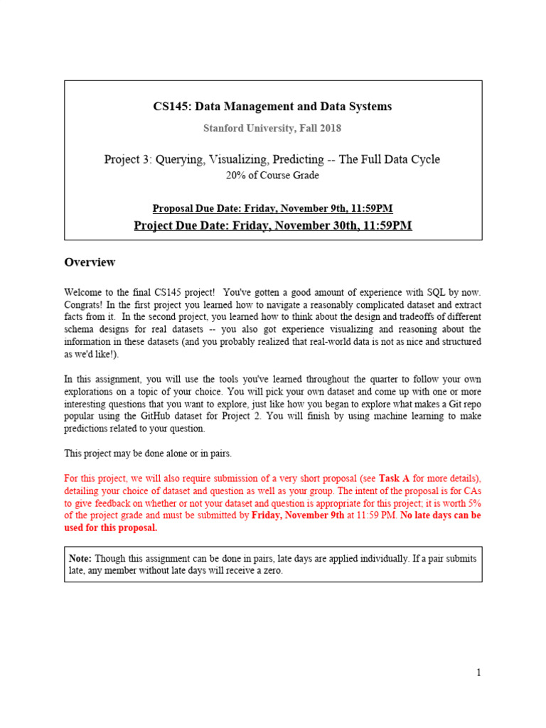 Project3_Handout | PDF | Machine Learning | Cognitive Science