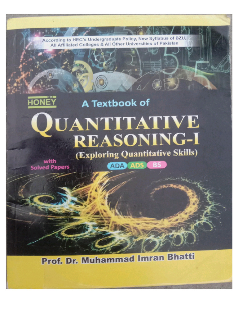 Quantitative Reasoning GE - 104 Midi Term Syllabus | PDF