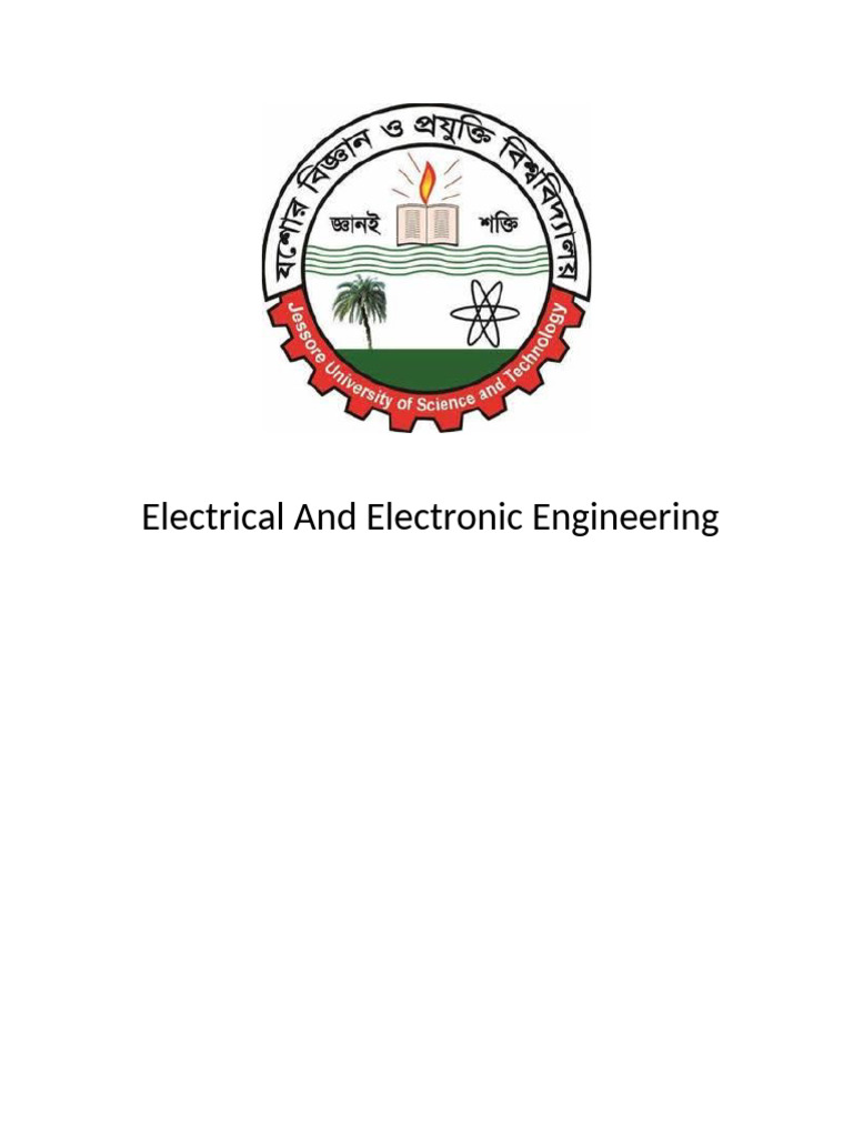 Electrical and Electronic Engineering | PDF