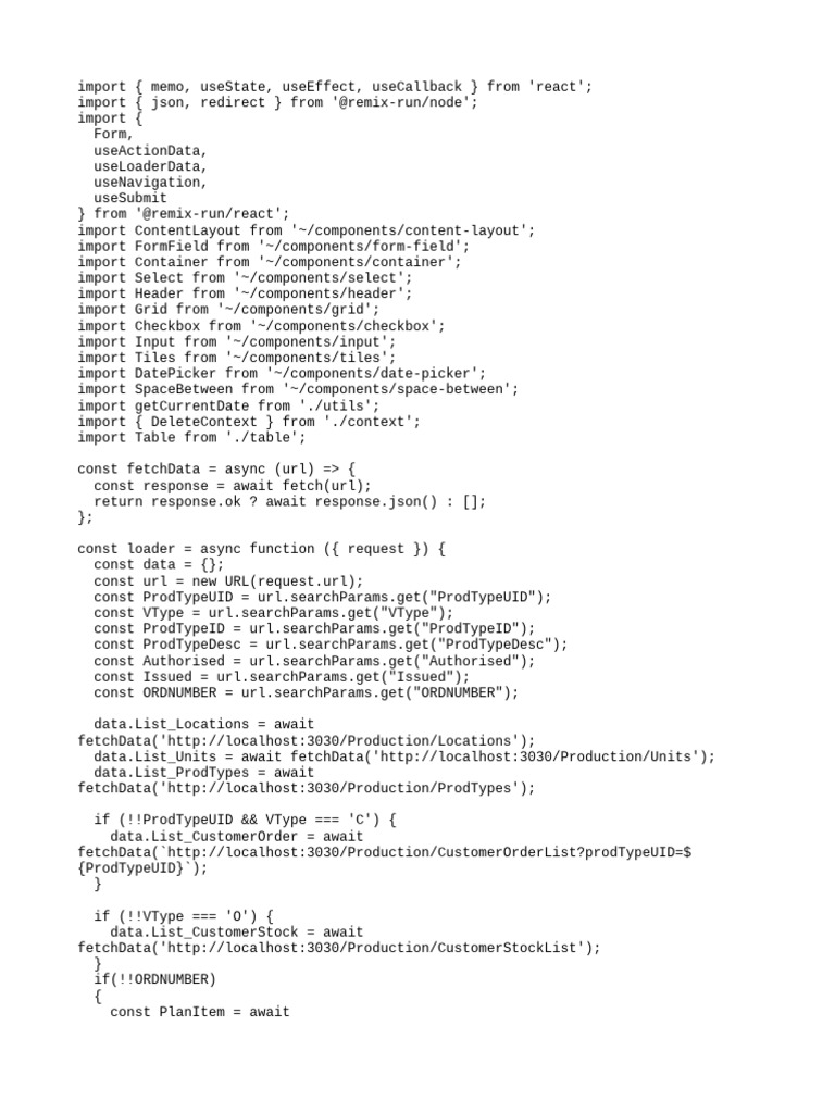 ProdPlan Route | PDF | Computing | Computer Programming