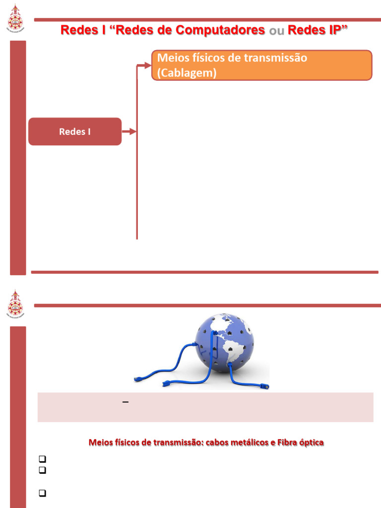 3.-REDES I-AT3-Introdução A Disciplina Redes I - Meios Físicos de ...