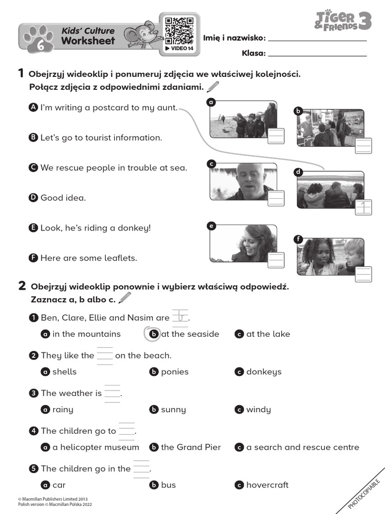 Tiger&Friends 3_TRF_Kids Culture_6 | PDF