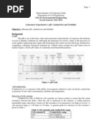 Conductivity Meter Calibration Guide | PDF | Calibration | Applied And ...