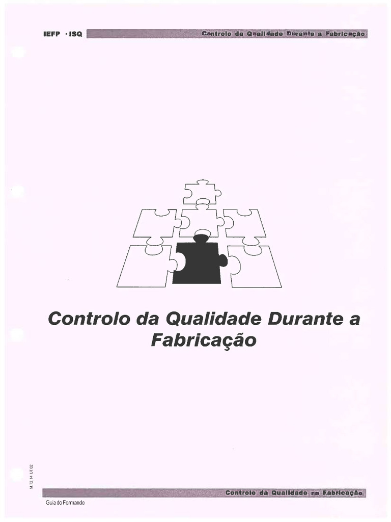Controlo e Qualidade Durante A Fabricação | PDF