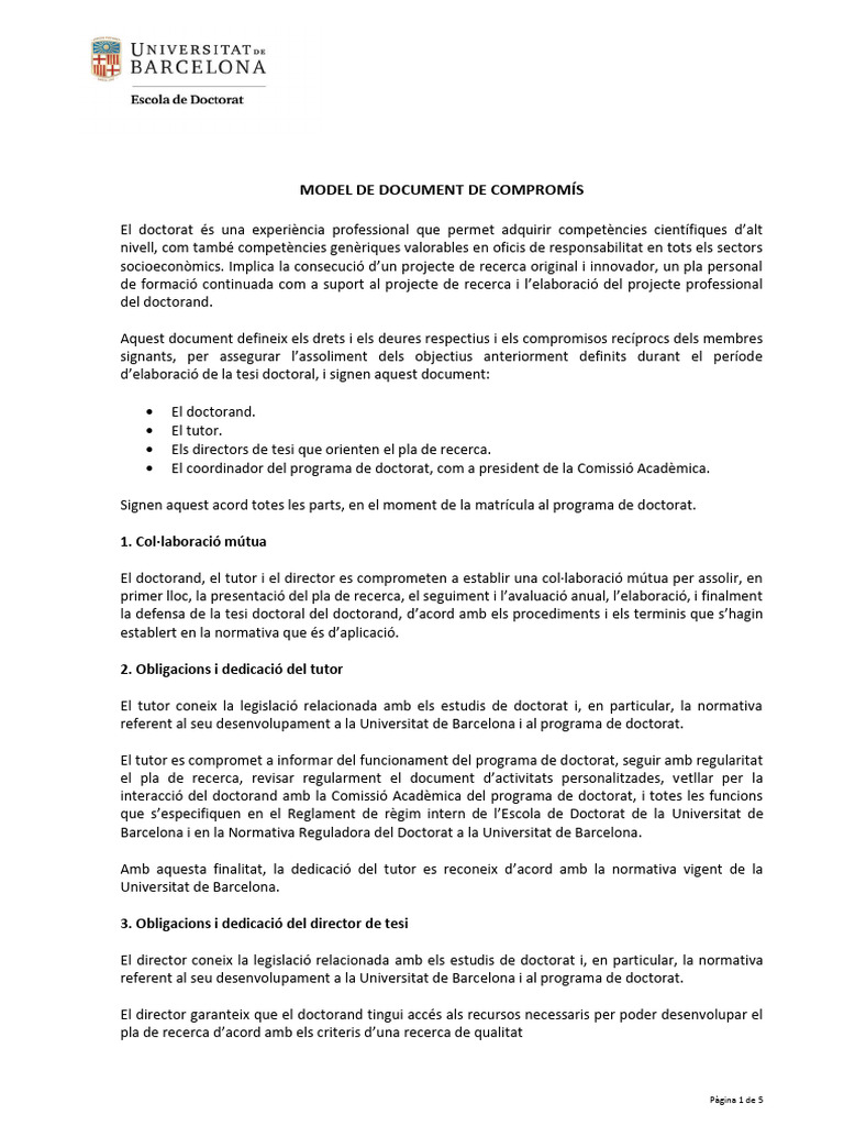 Document Compromís Català | PDF