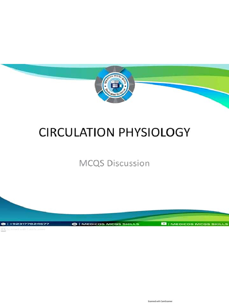 Circulation Mcqs MSS | PDF