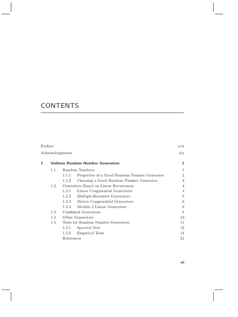 handbooktoc | PDF | Monte Carlo Method | Stochastic Process