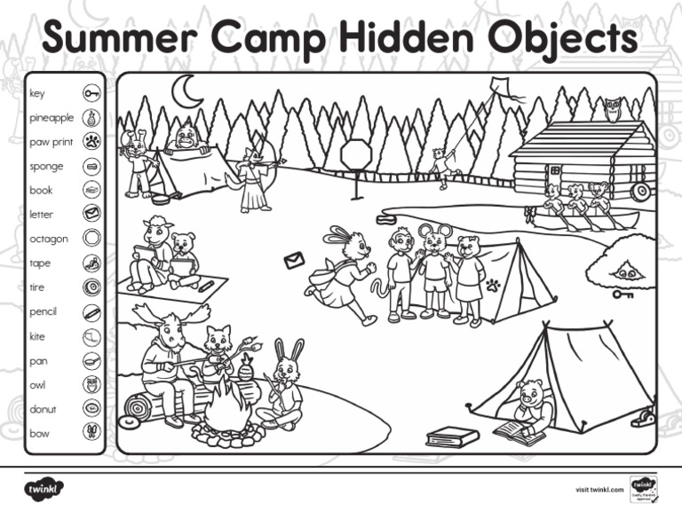 Summer Camp Hidden Objects Game | PDF | Home & Garden