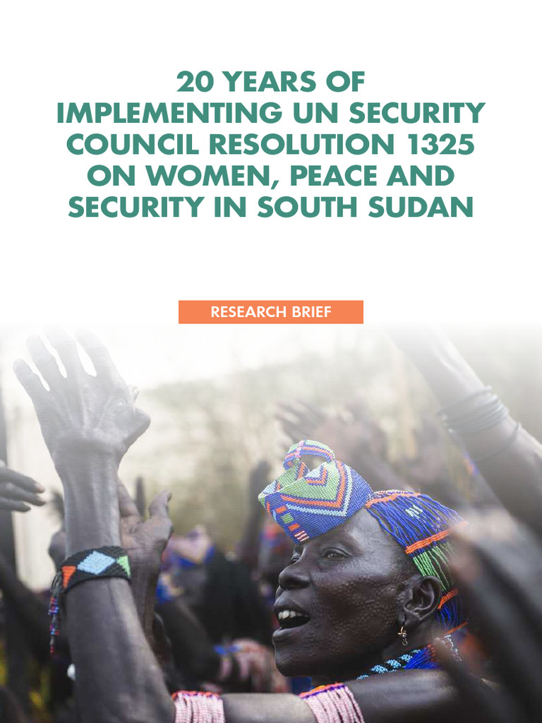 20 Years of Implementing The United Nations Security Council Resolution ...