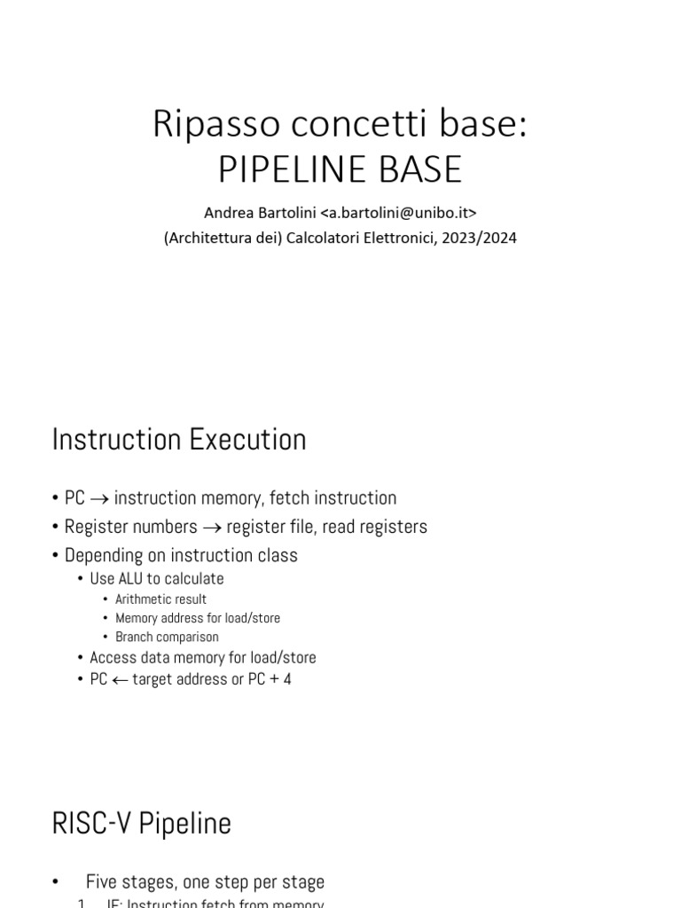 2.Pipeline RISC-V v2 | PDF | Central Processing Unit | Computer Hardware