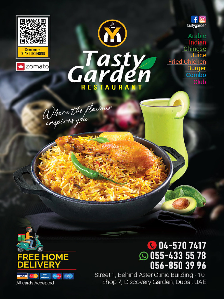 Tasty Garden Menu 19102022 | PDF