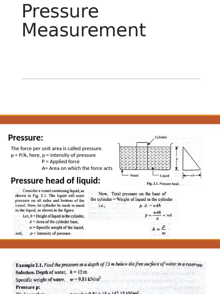 2_Pressure Measurement | PDF