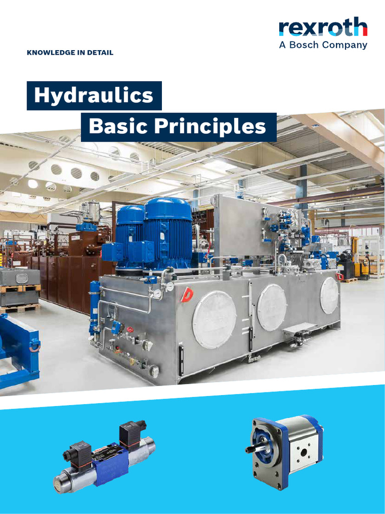 Knowledge in Detail Hydraulics Basic Principles | PDF | Pump | Engines