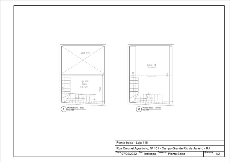 Prancha Planta baixa loja | PDF