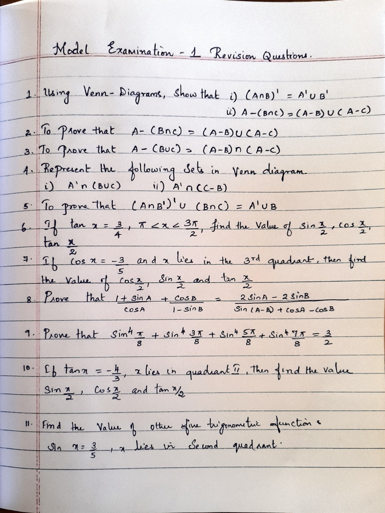 MATHEMATICS WORKSHEET | PDF