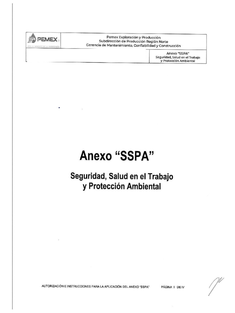 Anexo SSPA | PDF