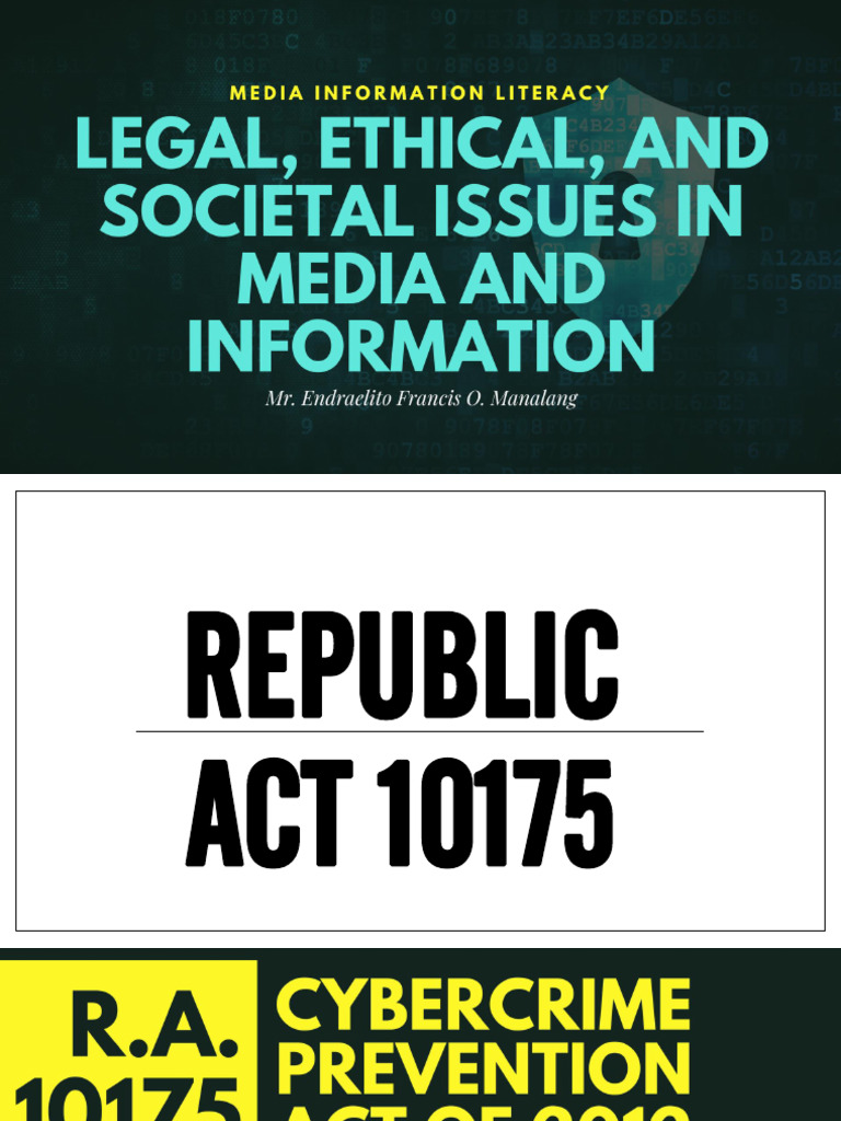 CH7-LEGAL-ETHICAL-SOCIETAL-ISSUES | PDF