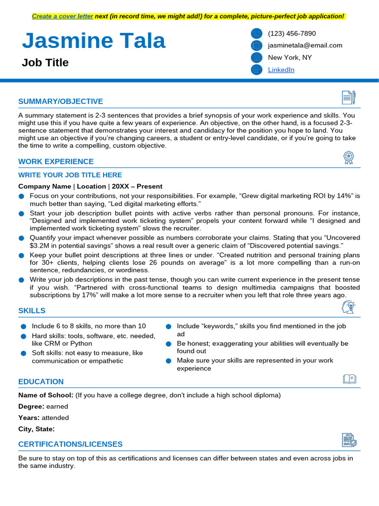 professional-word-resume-template | PDF | Résumé | Linguistics