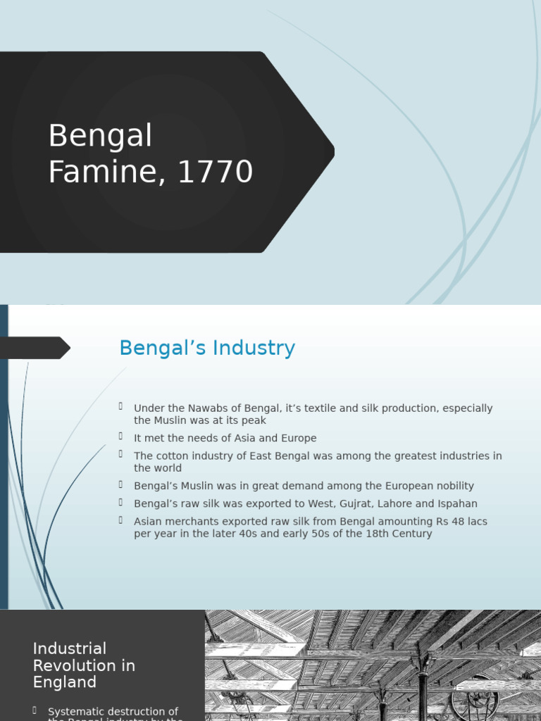 Bengal Famine of 1770: Causes and Impact | PDF | Bengal | Famine