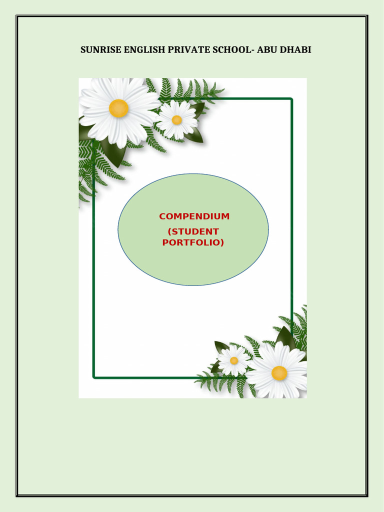 SEPS Student Portfolio Template-2024-2025 | PDF | Psychological ...