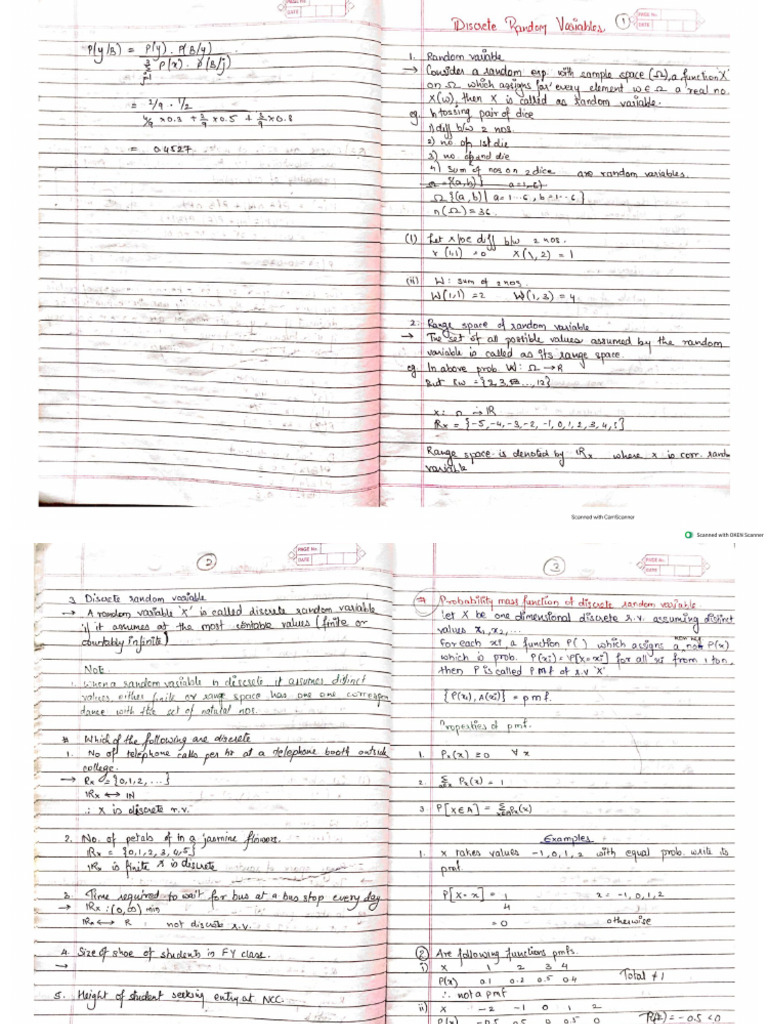 Sem1 Probability | PDF