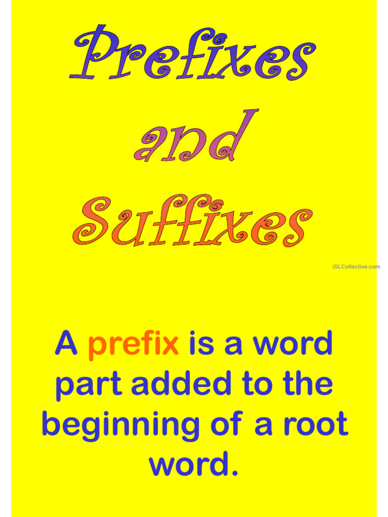Understanding Prefixes and Suffixes | PDF