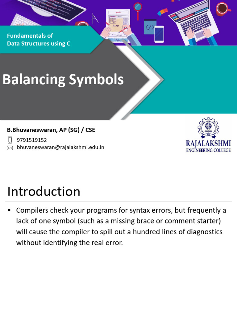 Balancing Symbols | PDF | Bracket | Notation