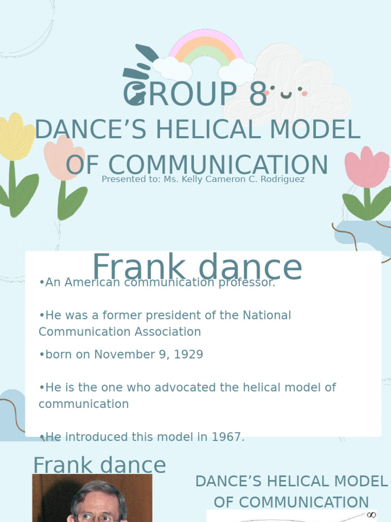 Group 8 PPT Model of Communication Helical Model of Communication | PDF