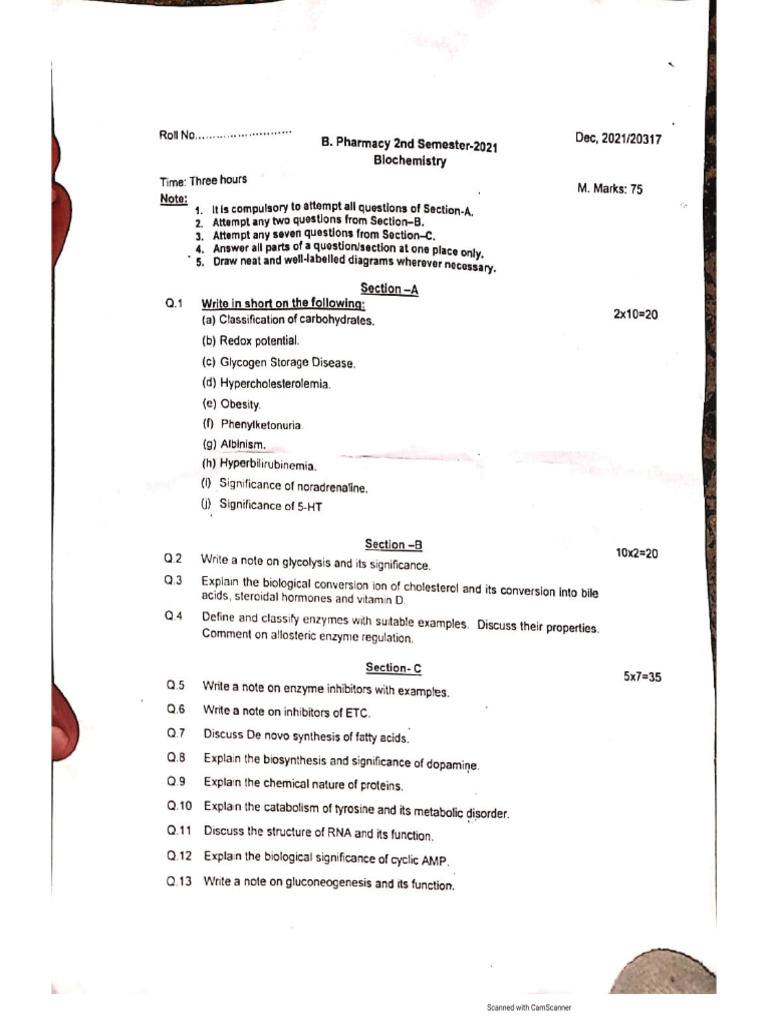 Biochemistry | PDF